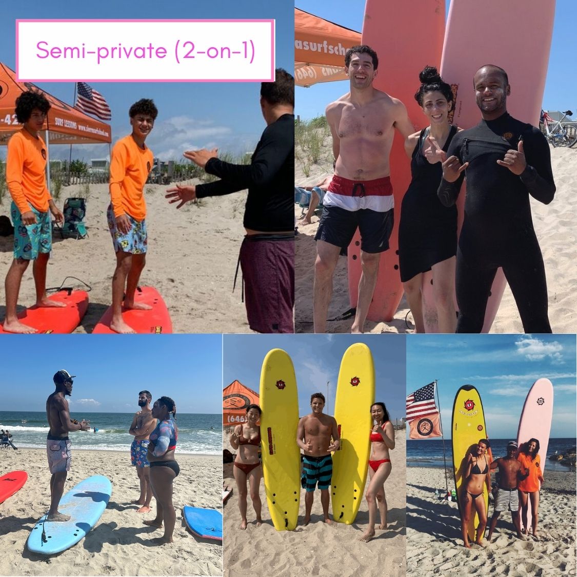Semi-private Surf Lesson (2-on-1) – Brooklyn Surf Club